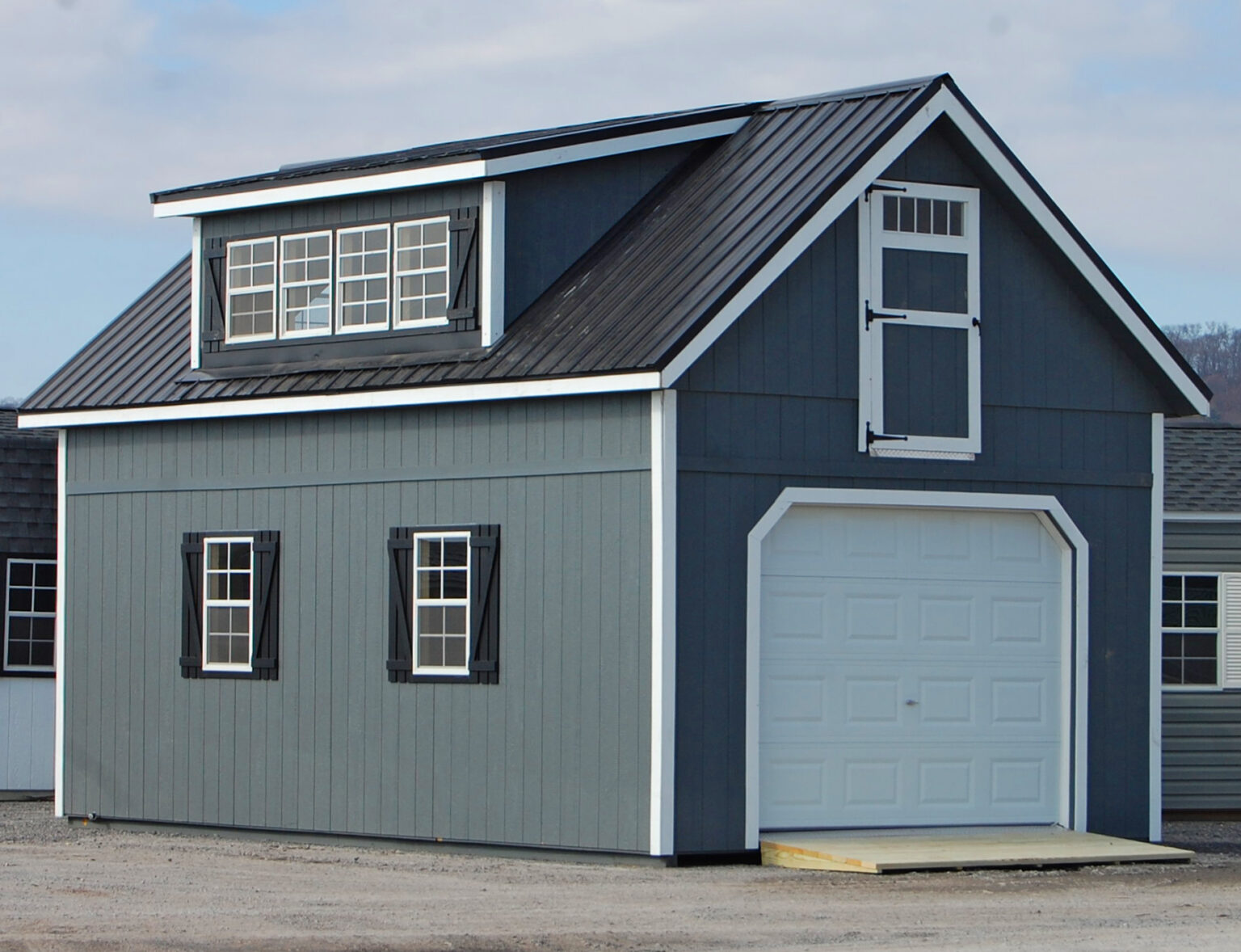 14x24 Two-Story Cape Cod Garage With Electrical Package - Pine Creek ...
