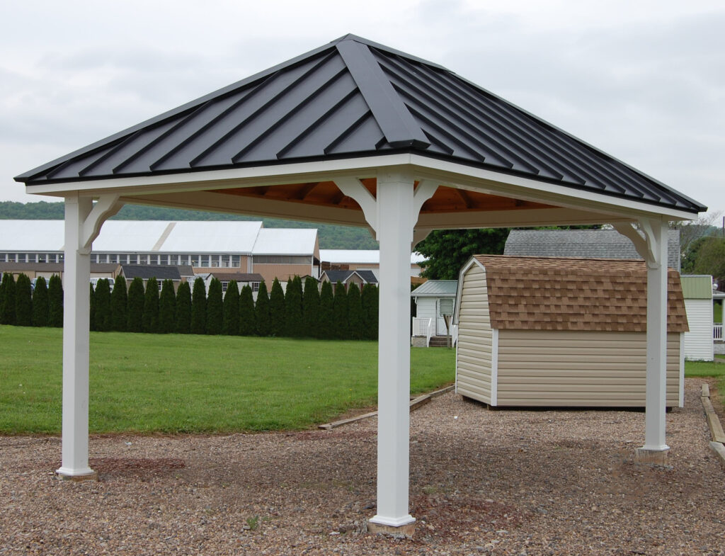 12x16 Custom Pavilion - Pine Creek Structures