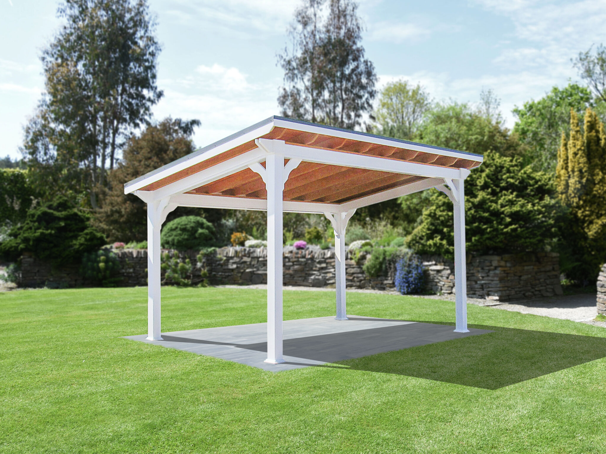 Lean To Style Pavilions - Pine Creek Structures
