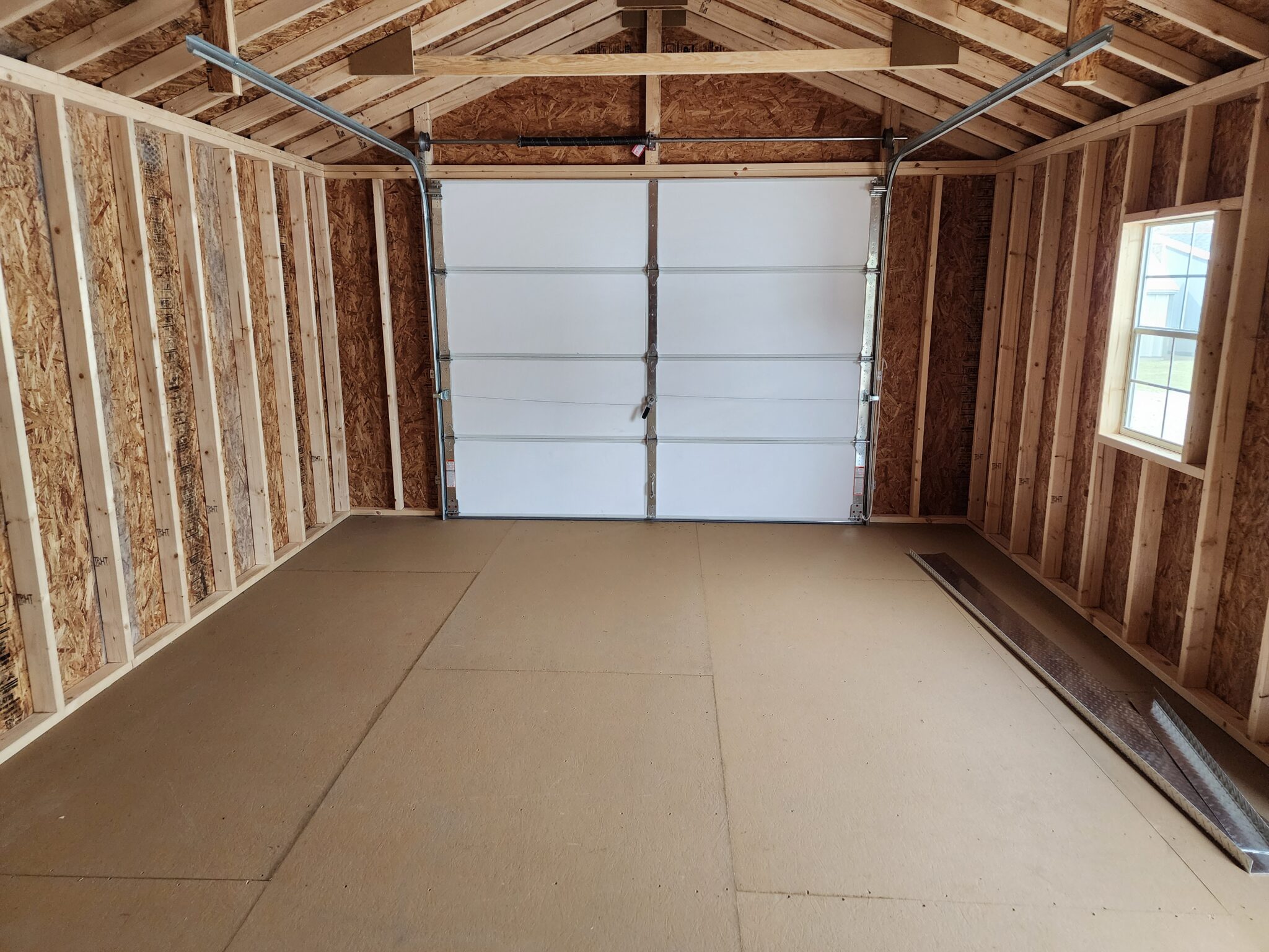 14x20 Vinyl Peak Garage - Pine Creek Structures