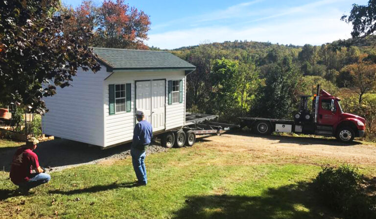 How Your New Storage Shed Is Delivered - Pine Creek Structures