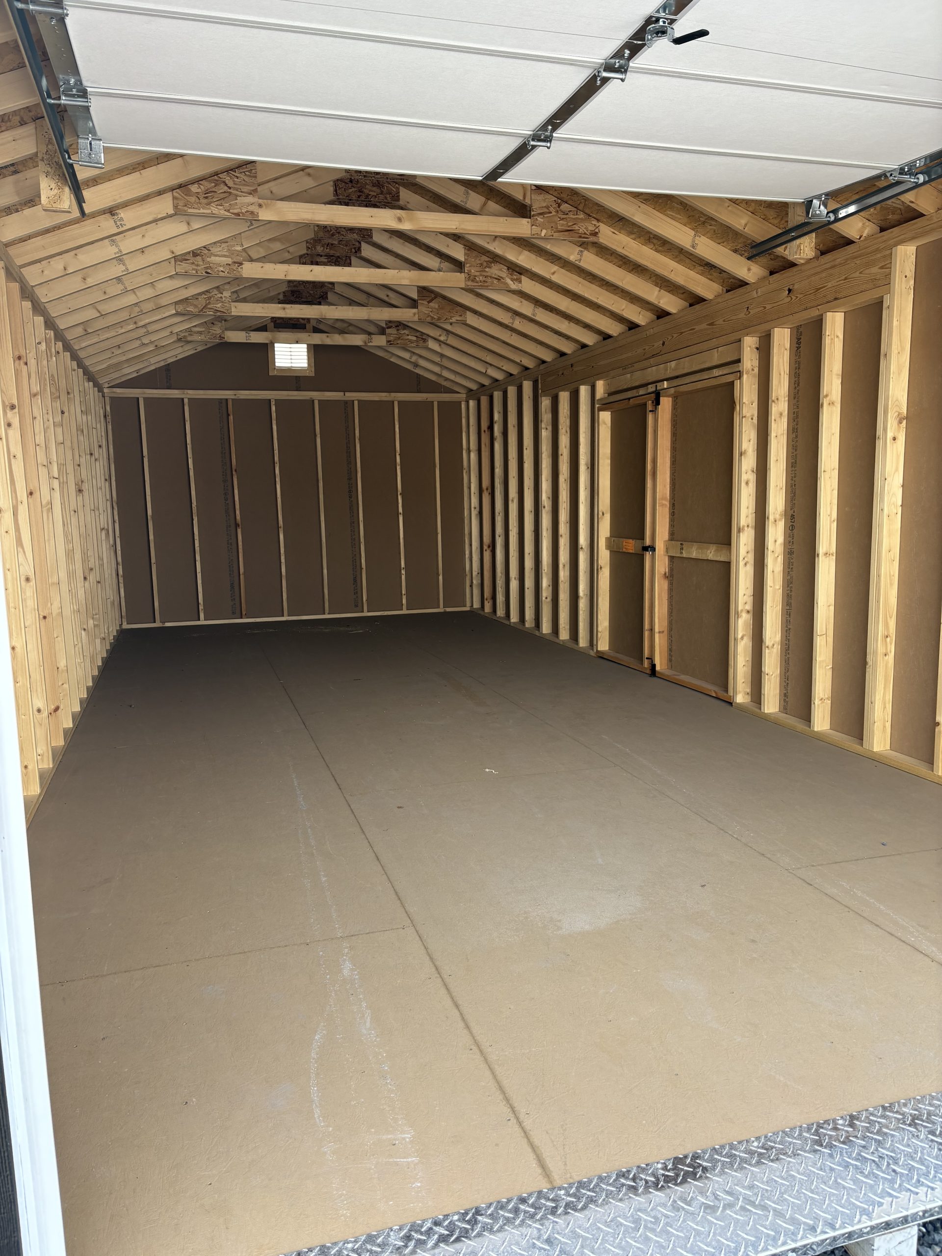 Pine Creek Structures 12x28 Lp Peak Garage MH 51121 - Pine Creek Structures